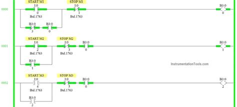 Motor Control Circuit Ladder Diagram