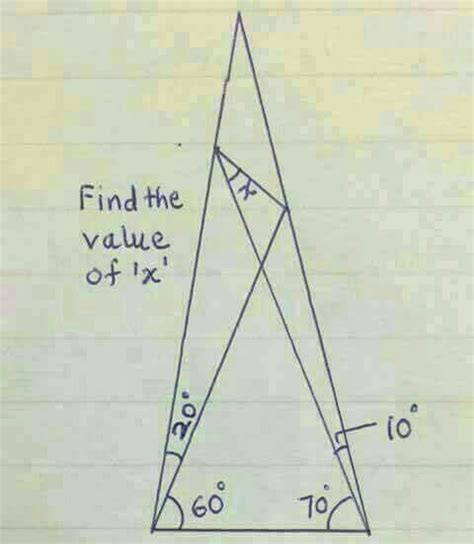Find The Value Of X In Geometry