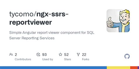 Github Tycomongx Ssrs Reportviewer Simple Angular Report Viewer Component For Sql Server