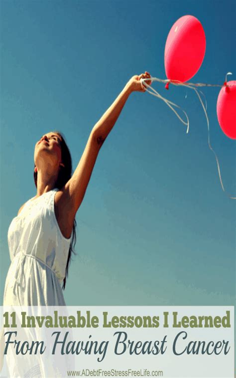 11 invaluable lessons i learned from having breast cancer a mess free life