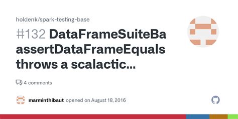dataframesuitebase assertdataframeequals throws a scalactic nosuchmethoderror · issue 132