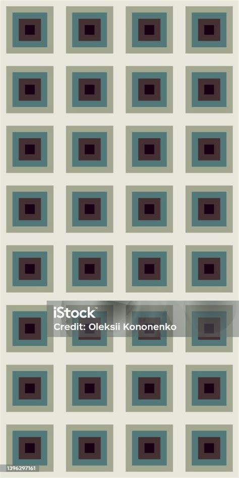 Pola Hias Sederhana Cetakan Tekstil Pola Untuk Kain Dan Terali Pola Geometris Permukaan Mulus