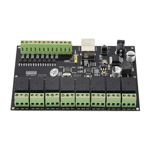 Tcpip Relay Web 10a Dc 9 24v 8 Way Network Relay Switch Ethernet
