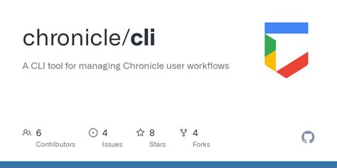 Github Chroniclecli A Cli Tool For Managing Chronicle User Workflows