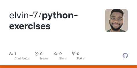 Github Elvin 7python Exercises