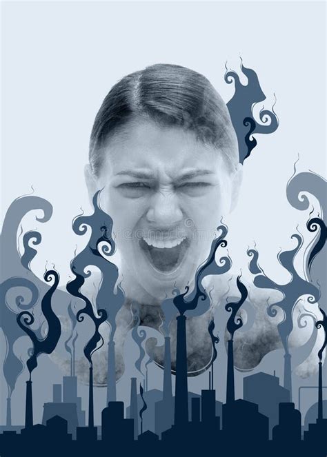 Environmental Problems Air Pollution Human And Eco Modern Creative Design Idea Saving