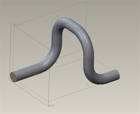 how could a 3d sketch be achieved in creo as below grabcad questions