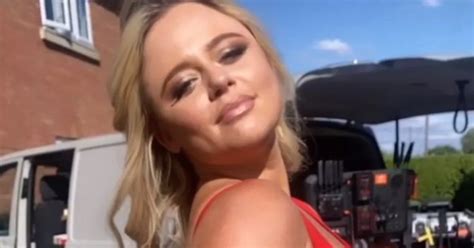 Emily Atack Spills Out Of Sizzling Red Minidress As She Seductively