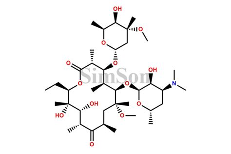 Clarithromycin CAS No 81103 11 9 Simson Pharma Limited