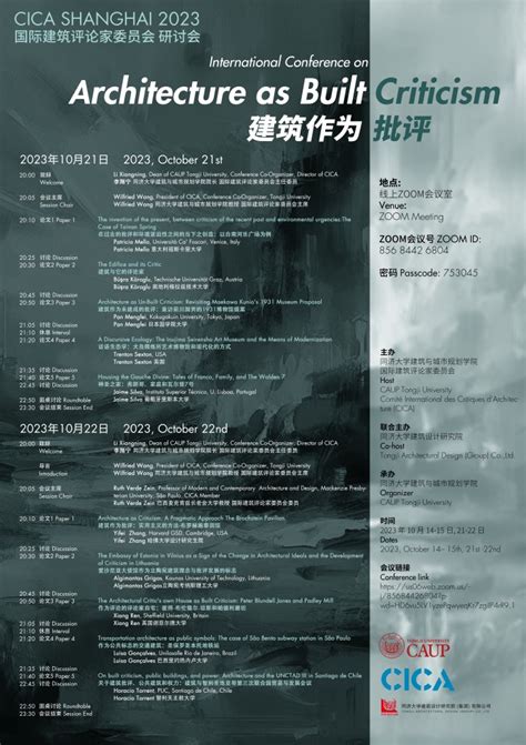 International Conference On Architecture As Built Criticism