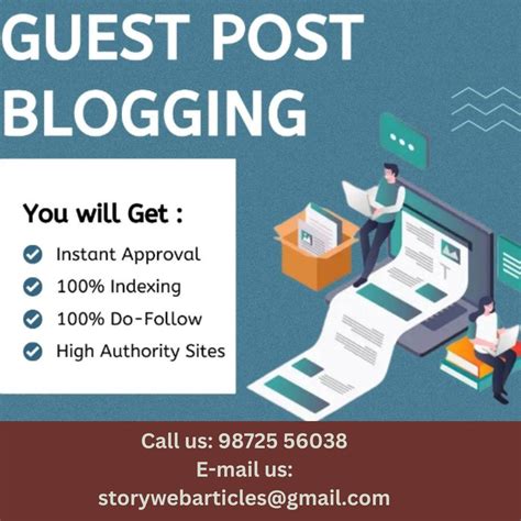 The Benefits Of Instant Approval Guest Posting Website By Story Web