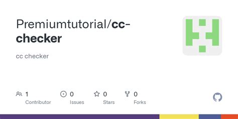 Github Premiumtutorialcc Checker Cc Checker