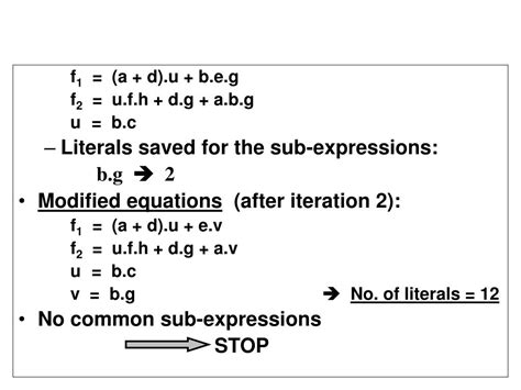 Ppt Two Level And Multi Level Minimization Powerpoint Presentation
