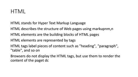 web development pptx