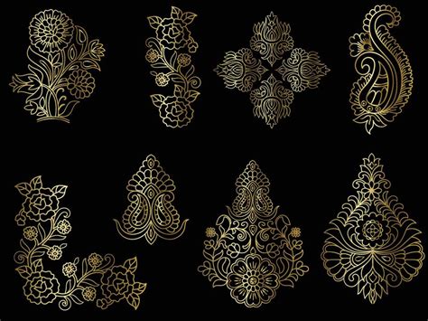 Neck Embroidery Vector Art Icons And Graphics For Free Download