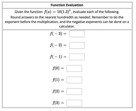 Solved Function Evaluation Given The Function F X Chegg Com