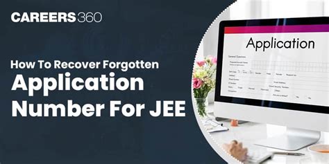 JEE Main Forgot Password Application Number Check How To Recover
