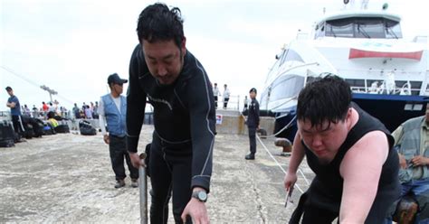 독도 바다서 나온 불가사리 성게 쓰레기