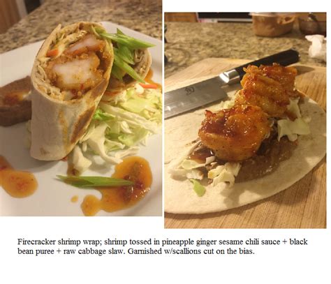Firecracker Shrimp Wrap… Chefthepoet