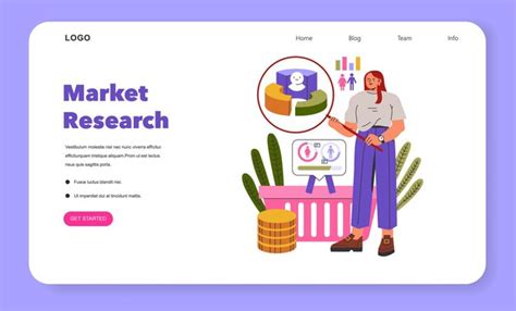 Premium Vector Market Research Concept Analyzing Demographics And Trends Through Data