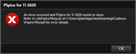 PSPICE FOR TI Installation Issue Simulation Hardware System