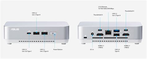 ASUS NUC Pro Plus Barebone Intel Core Ultra Processor H RNUC RVSU I Mini PC Kit