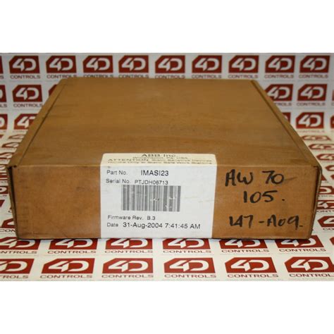 ABB IMASI23 MODULE ANALOG 16INPUT SLAVE PLC DCS CARD