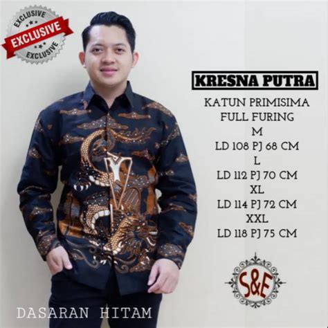 Jual Kemeja Batik Kresna Putra Shopee Indonesia