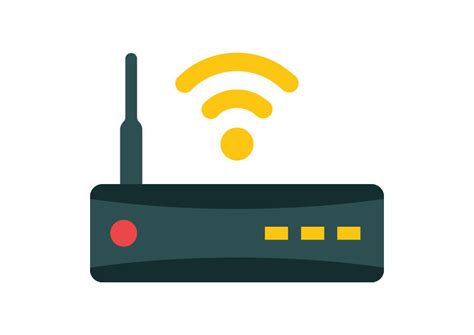 Wifi Router Flat Vector SuperAwesomeVectors
