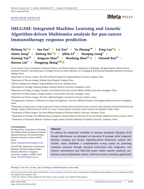 PDF IMLGAM Integrated Machine Learning And Genetic Algorithmdriven