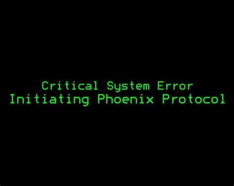 Phoenix Protocol By TheSpooniestOfBards