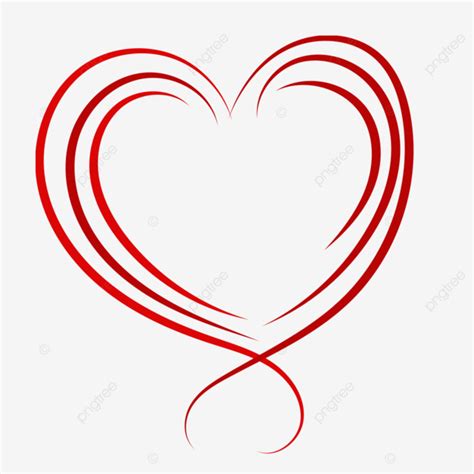 심장 클립 아트 벡터 붉은 사랑 러브 하트 라인 사랑 Png 일러스트 및 벡터 에 대한 무료 다운로드 Pngtree