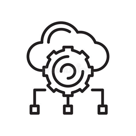 Big Data Icon Vector Sign And Symbol Isolated On White Background Big Data Logo Concept Stock