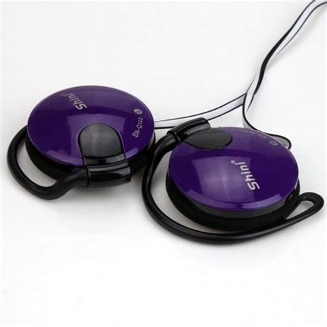 Generic Stereo Earphone Subwoofer Headphone Ear Hook Headset Mm For Mobile Phone Headset