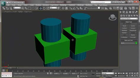 Booleanas O Probooleans En 3ds Max Youtube