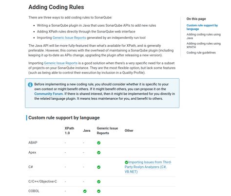 can i add some custom rules for c in sonarqube sonarqube server community build sonar