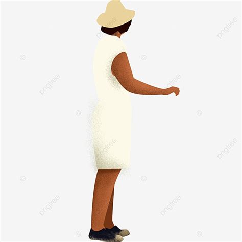 Healthy Wheat Complexion Girl Decorative Elements Decorative Elements