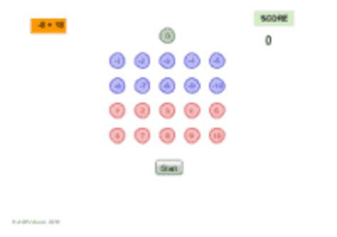 game hold em up adding and subtracting integers geogebra