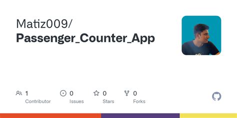 Github Matiz009passengercounterapp