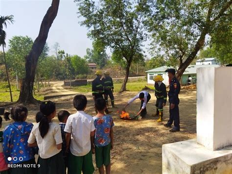 တောင်ပြိုလက်ဝဲမြို့၌ မီးဘေးအန္တရာယ် ကြိုတင်ကာကွယ်နိုင်ရေးအတွက်မီးဘေးလုံခြုံရေး အသိပညာပေး ဟောပ