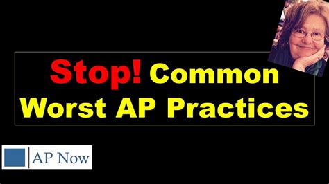 Worst Accounts Payable Practices What To Do Instead