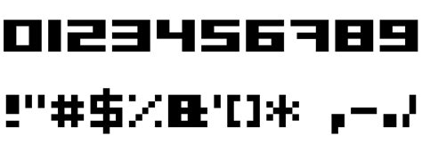 Pixeldust Bold Font FFonts Net