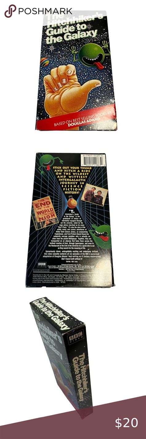 vhs the hitchhiker s guide to the galaxy video cassette hitchhikers guide to the galaxy the