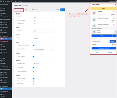 WooCommerce Side Cart By UpsellWP