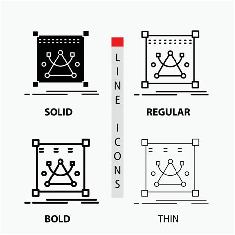3d Edit Editing Object Resize Icon In Thin Regular Bold Line And