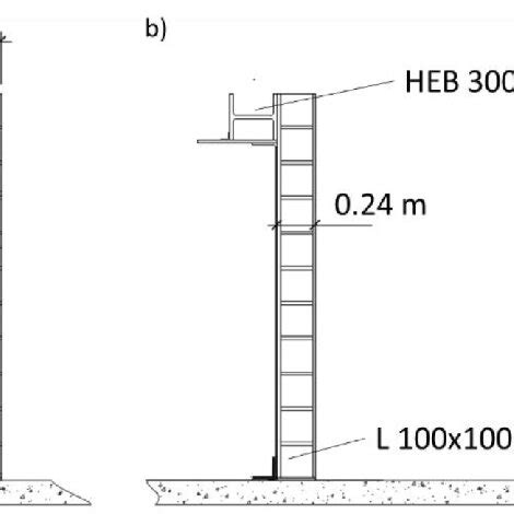 Geometrical Model Of The CMU Wall A Front Face Of The Wall B Mesh Download Scientific