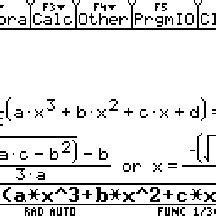 Finding The Turning Points Of A General Cubic Function Download Scientific Diagram