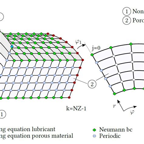 Numerical Grid For Lubricant Download Scientific Diagram