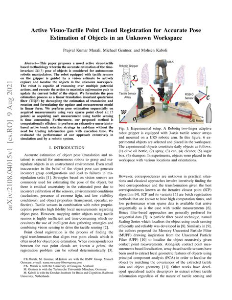 download pdf active visuo tactile point cloud registration for