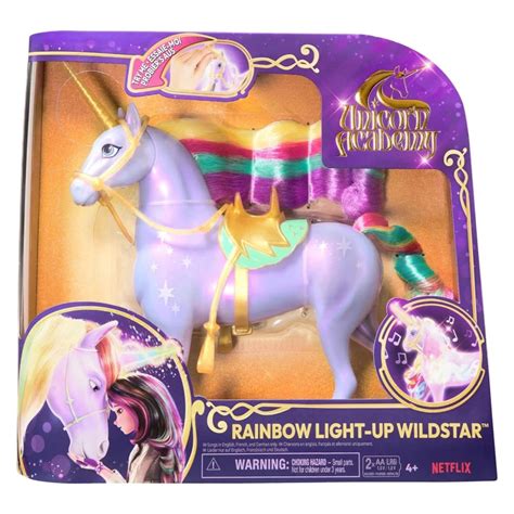 Unicorn Academy Rainbow Light Up Wildstar Unicorn Doll